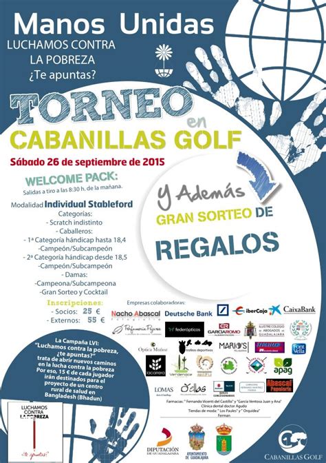 El campo de golf de Cabanillas acoge este sábado el II Torneo de Golf