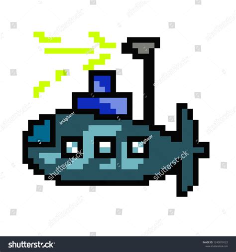 Pixel Submarine Over 376 Royalty Free Licensable Stock Illustrations Drawings Shutterstock