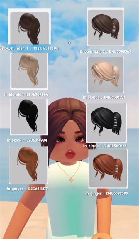 Brown Hair Roblox Black Hair Roblox Roblox Codes Roblox Roblox Pelo