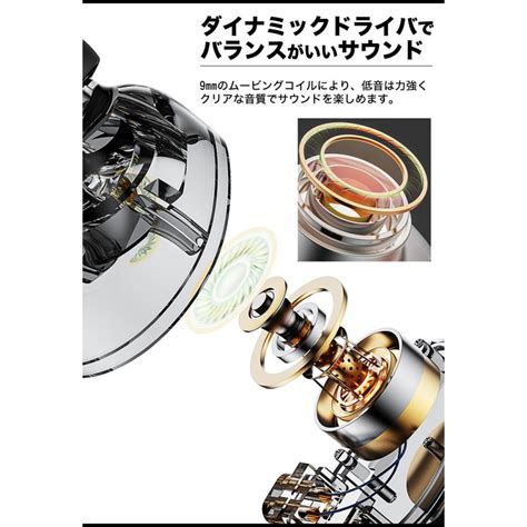 カナル型 耳掛け式 イヤホン 有線イヤホン おしゃれ 有線接続 4極 35mm リモコン付き マイク内蔵 通話 音楽 スマートフォン