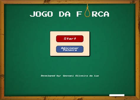 Github Geovanioliveira1988jogo Da Forca