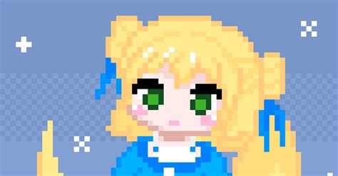 ドット絵 星と月とべーるちゃん ねるめろのイラスト Pixiv