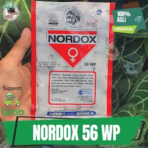Nordox 56 WP 100 Gram Asli Original Kemasan Pabrik Fungisida Bakterisida Anti Jamur Tanaman Hias