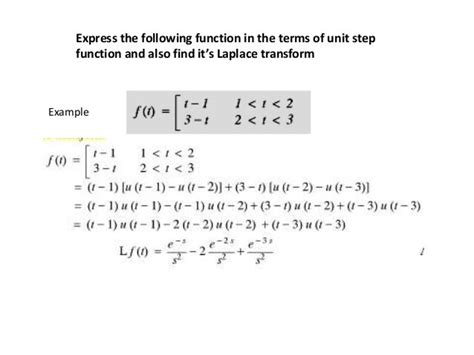 Unit Step Function Laplace Calculator Peatix