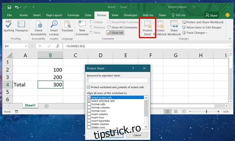 Cum Să Blocați Celulele Excel Cu Formule Pentru A Preveni Editarea