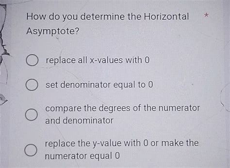 How Do You Determine The Horizontal Asymptote StudyX