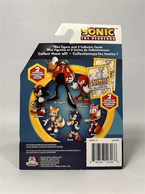 Sonic The Hedgehog Amy Action Figure 25” 2 Collector Cards Sega New 4839554081