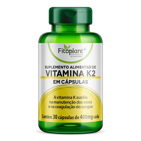 Vitamina K2 400mg 30caps Loja Fitoplant