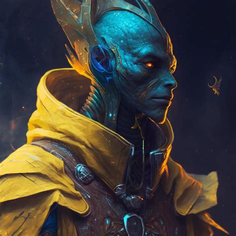 Custom Sci Fi Character Portrait Sci Fi Character Commission Etsy