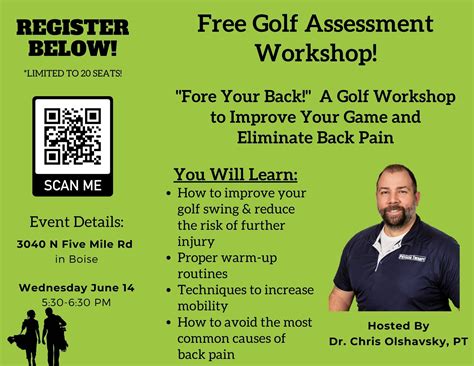 Free Golf Assessment Workshop Idaho Spine And Sports Physical Therapy