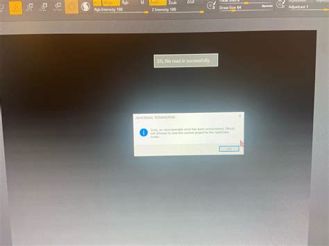 I Cant Import Any Stl Into Zbrush For Editing Even Though It Says