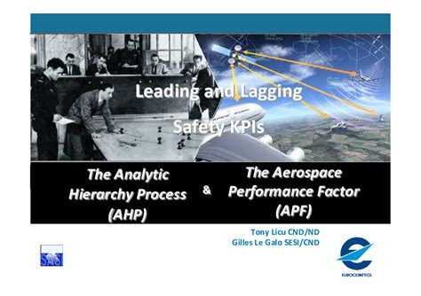 Leading And Lagging Safety Kpis The Analytic Hierarchy Process And The Apf Skybrary Aviation