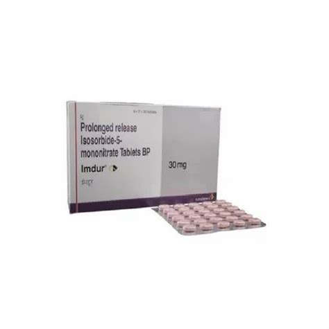 Imdur 30mg Tablet Pr At ₹ 150stripe Isosorbide Dinitrate In Nagpur
