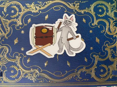Bakeneko Yokai Sticker Etsy