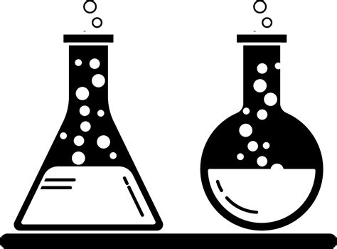 Lab Equipment Icon Set In Illustration Vector Art At Vecteezy