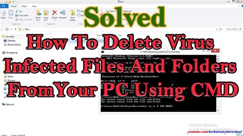 How To Delete Undeletable Files Folders In Windows 10 Or 8 Or 7 CMD