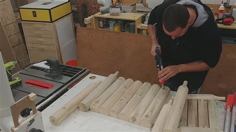 RUSTIC LOG TABLE DIY Builds