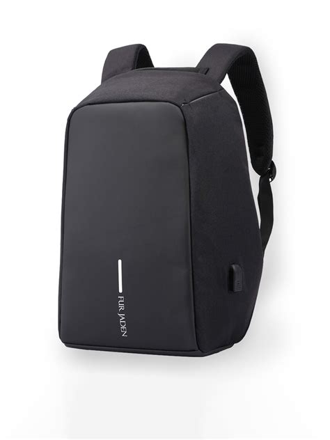 Buy Fur Jaden Unisex Black Solid Backpack Backpacks For Unisex 20630648 Myntra