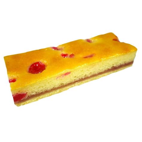 Cherry Bakewell Slice Greenhalghs Craft Bakery