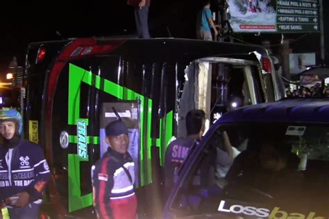 Kesaksian Guru Bus SMK Lingga Kencana Sebelum Kecelakaan ANTARA News