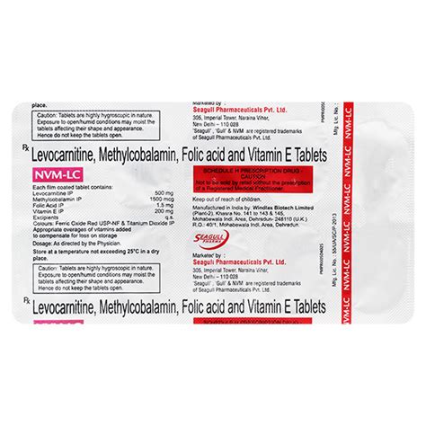 Buy Nvm Lc Tablet 10s Online At Upto 25 Off Netmeds