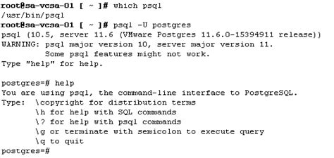 Just One More Esxi Guy The Psql Command