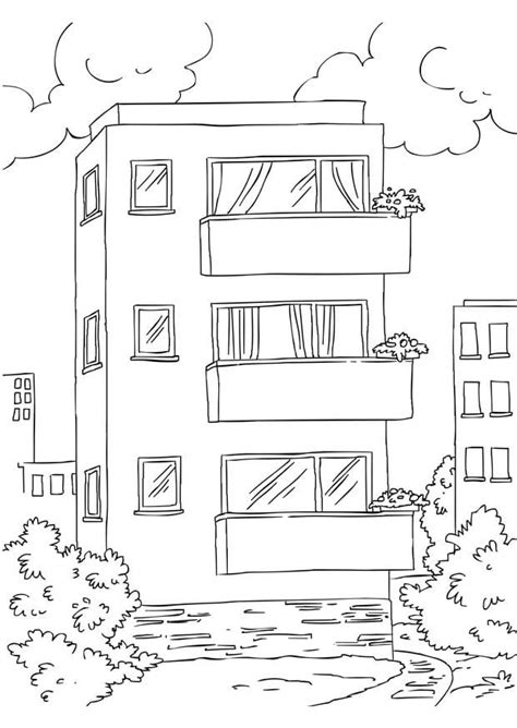 Kleurplaat Appartement Gratis Kleurplaten Om Te Printen Afb