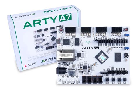 Arty A7 100 Artix 7 Fpga Development Board For Makers And Hobbyists