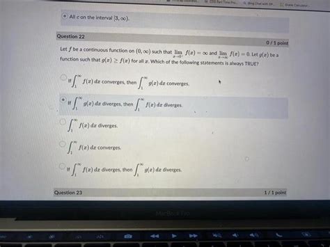 Solved All C On The Interval 300 Diff ₁ F2 D 8 If S₁0
