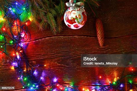 크리스마스 소박한 배경빈티지 Planked 조명과 무료 텍스트 공간 나무 0명에 대한 스톡 사진 및 기타 이미지 0명 벨라루스 사진 이미지 Istock
