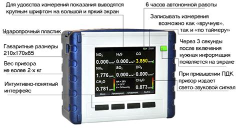 Многокомпонентный портативный газоанализатор «ЭКОЛАБ»