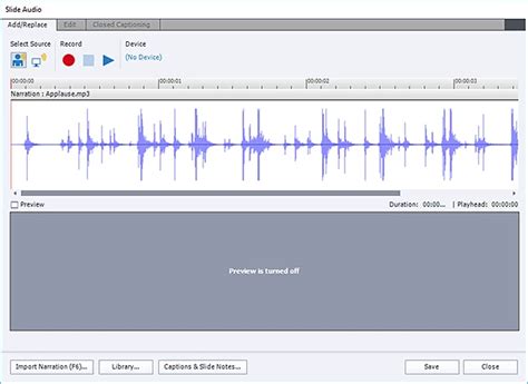 add and edit audio in adobe captivate projects