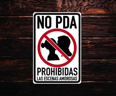 No Pda Sign