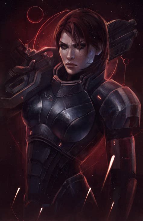 Герой галактики Фан арт Mass Effect 3
