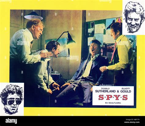 S P Y S Elliott Gould Bottom Donald Sutherland Top From Left