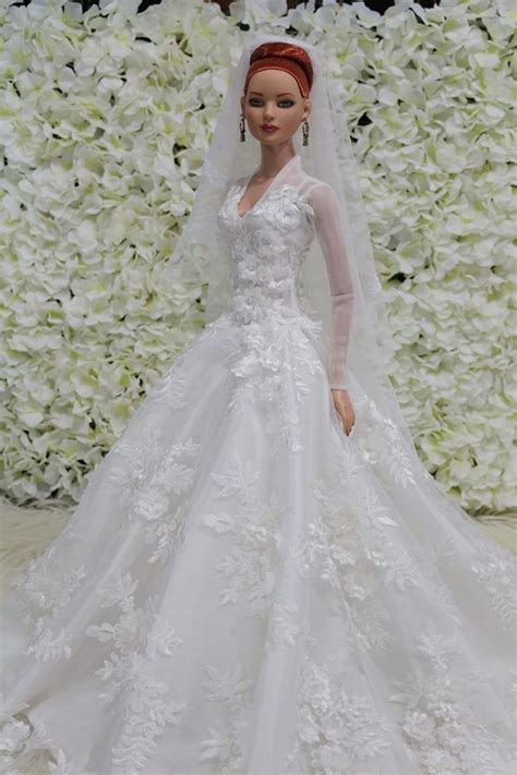 Queen W Asma Barbie Wedding Dress Doll Wedding Dress Barbie Gowns