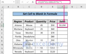 How To Set Cell To Blank In Formula In Excel 6 Ways ExcelDemy