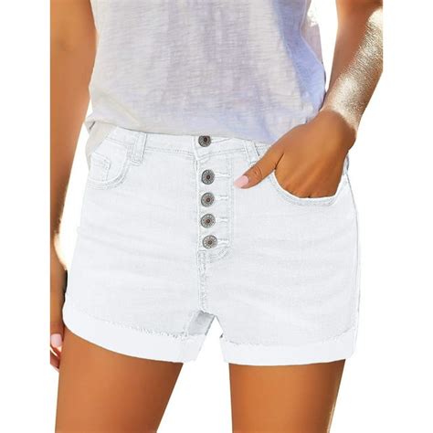 Onlyshe Casual Shorts For Women Denim High Waist Shorts With Pockets