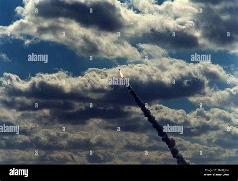 A Trident Ii D 5 Intercontinental Ballistic Missile Lifts Off After