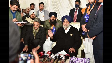 Punjab Assembly Elections Sad President Lashes Out At Aap Mohali Mla