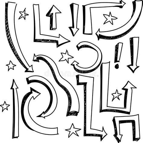 Black And White Graffiti Arrows Stock Vector Illustration Of Market