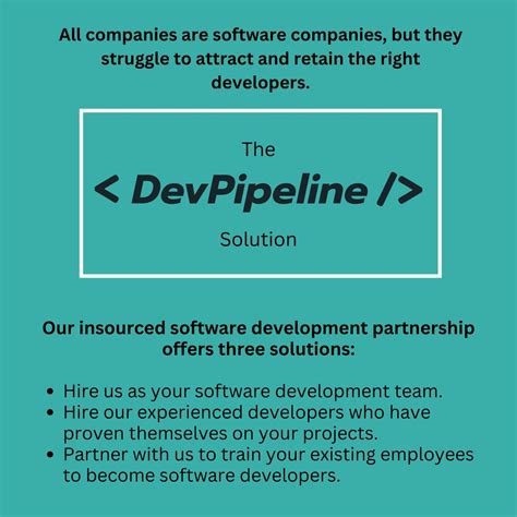 Devpipeline On Linkedin Softwaredevelopment Techsolutions Devpipeline