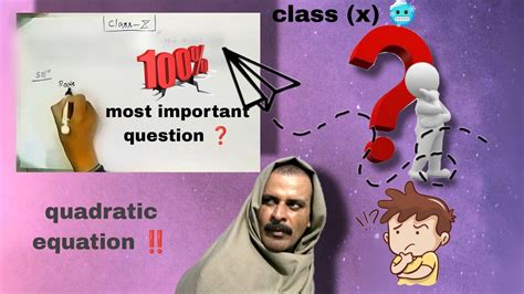 Most Important Question Of Quadratic Equation Class X Keep