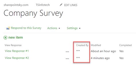 how to create a sharepoint survey spguides
