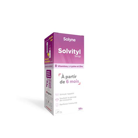 Solyne Solvityl Sirop Multi Vitamines 100 Ml Algérie