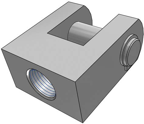 Smc Clevis Fits 50 Mm 63 Mm Bore Dia Double Rod Clevis 826h90 Y