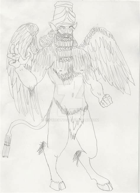 Lamassu The Last Guardian Of Nibiru Wip By Ulfbhert96 On Deviantart