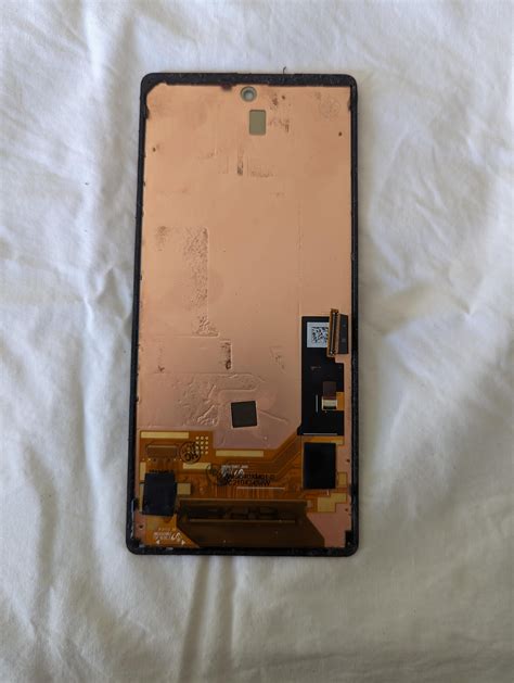 Missing Fingerprint Scanner Hardware And Selfie Cradle Rpixel6