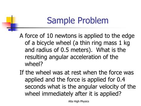 PPT Rotational Motion PowerPoint Presentation Free Download ID
