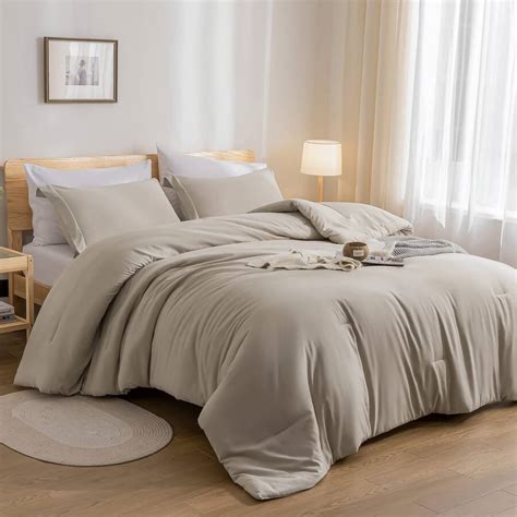 Paradigms Interiors Comforter Set 7 Pieces Oatmeal Comforters Size Soft